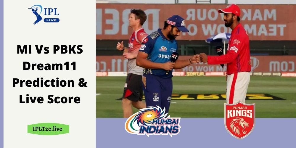 MI Vs PBKS Dream11 Prediction & Live Score – Match No 42 – IPLT20 2024